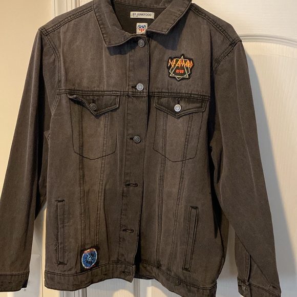 Junk Food Clothing | Jackets & Coats | Junk Food Def Leppard Denim ...